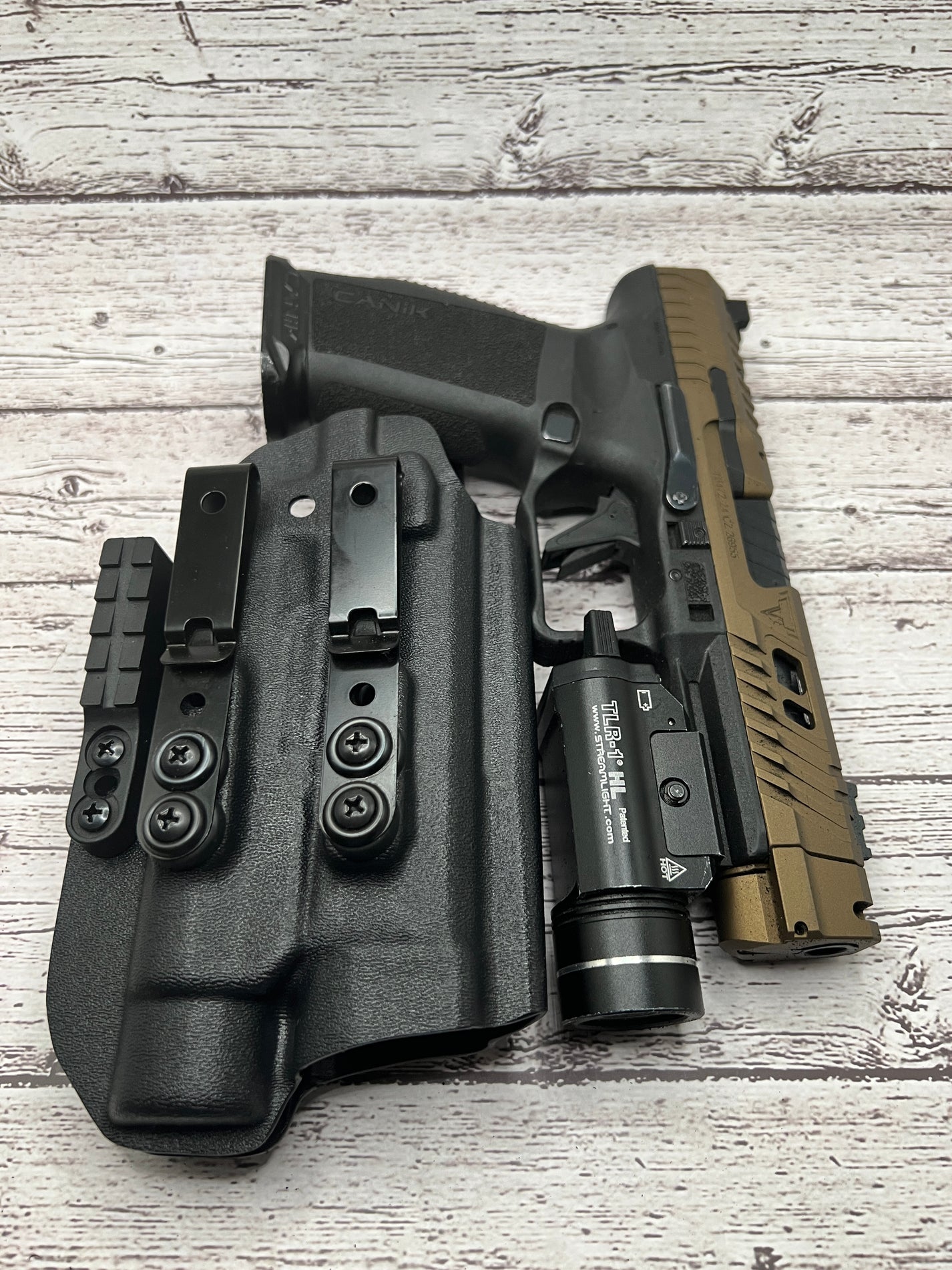 Canik TTI Combat IWB Light Bearing Holster ( inside the Waistband Hols ...